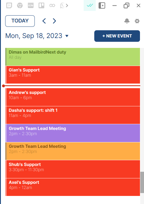 How to use the Calendar Sidebar – Mailbird